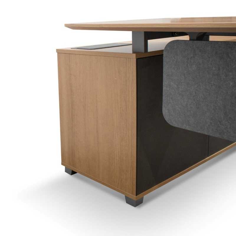 Alderwood 220cm Return Home Office Desk - Outdoor Living Essentials