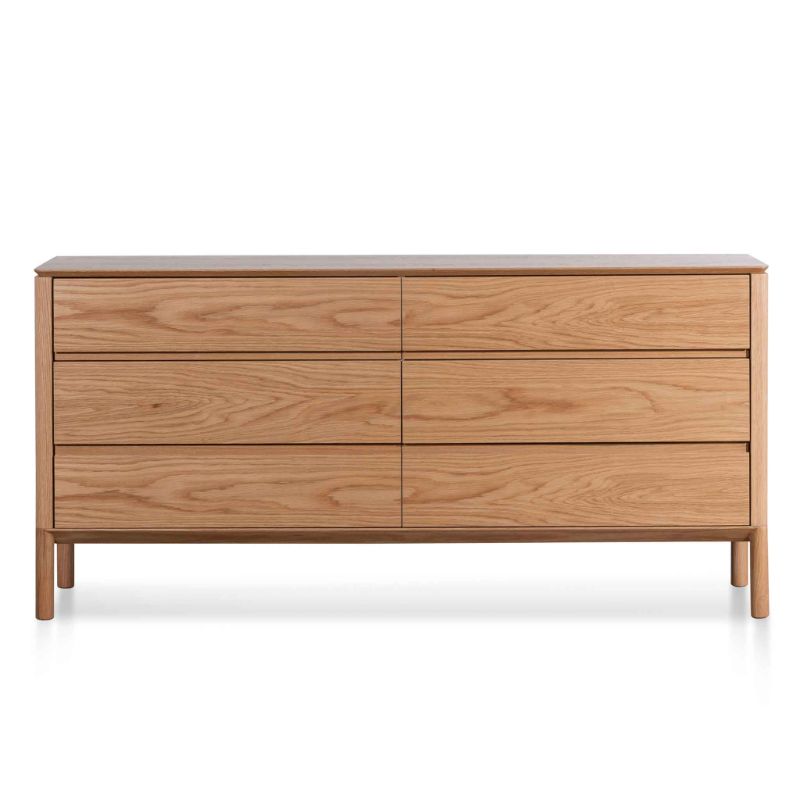 Hampton 6 Drawers Wooden Chest - Outdoor Living Essentials