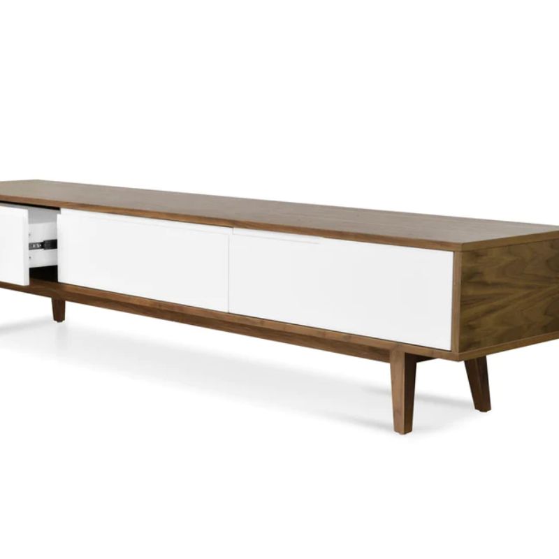 Prestwood 210cm Lowline TV Entertainment Unit - Outdoor Living Essentials